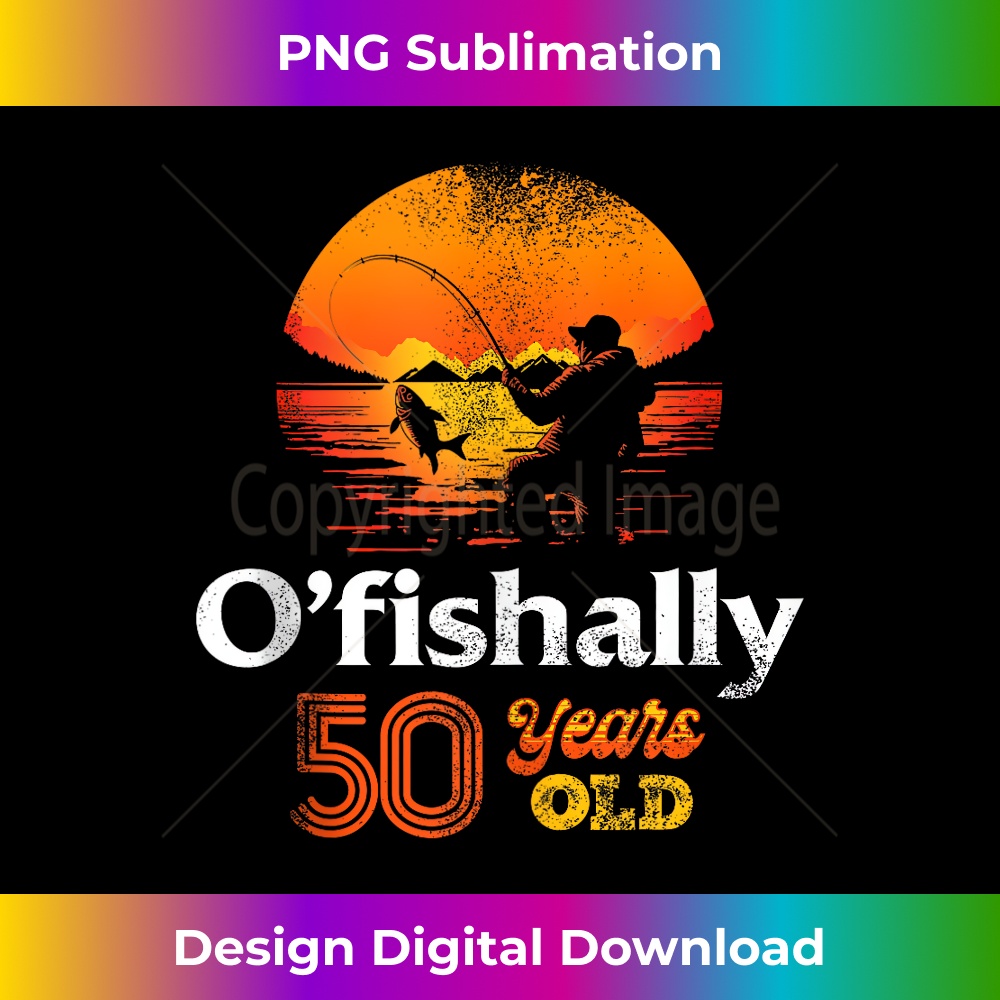 Ofishally 50 Year Old Fishing 50th Birthday Party Fishermen | Inspire Uplift