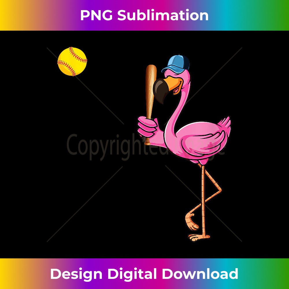 Flamingo Playing Softball Costume Softball Player Family - A | Inspire ...