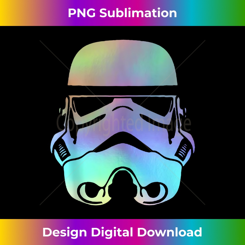 Star Wars Stormtrooper Neon Gradient Helmet Portrait Tank To | Inspire ...