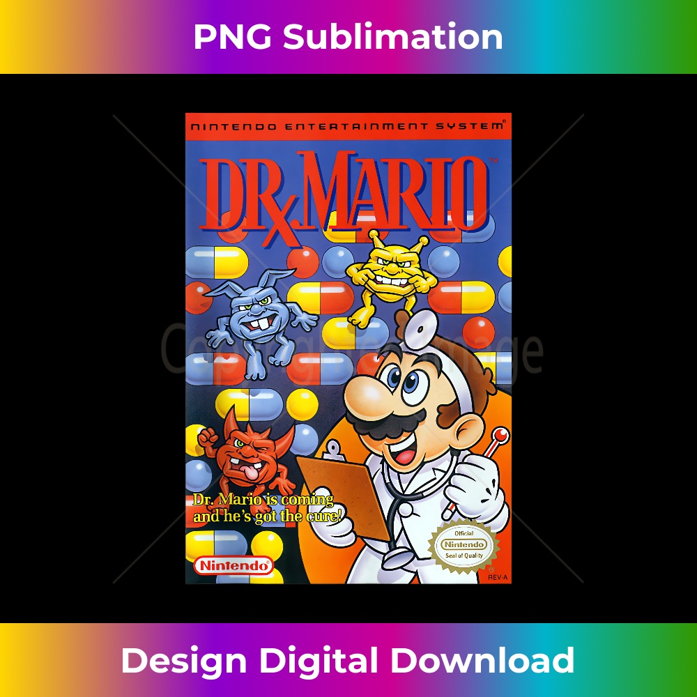 Super Mario Dr Mario Retro NES Game Cover Poster Tank Top - | Inspire ...