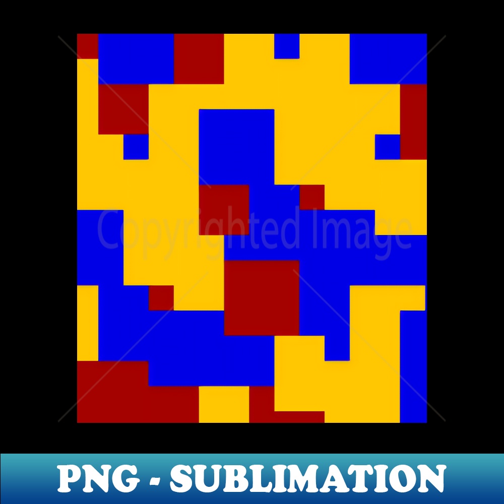 Colorful Blocks Pixels - PNG Transparent Sublimation File - - Inspire ...