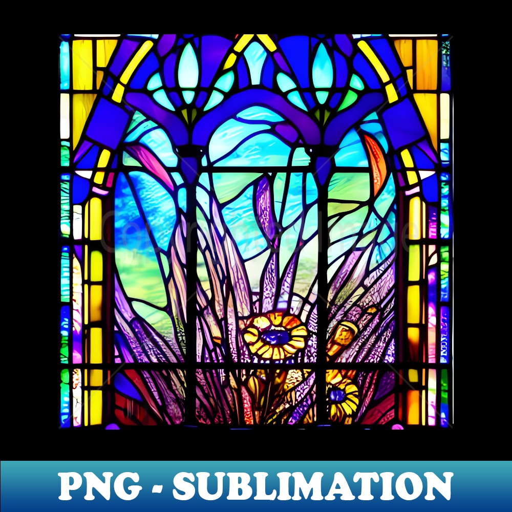Beautiful Art Deco Stained Glass - Artistic Sublimation Digi | Inspire ...
