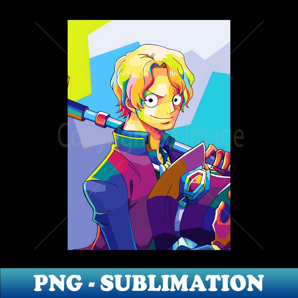One Piece Sabo Pop Art - Trendy Sublimation Digital Download | Inspire ...