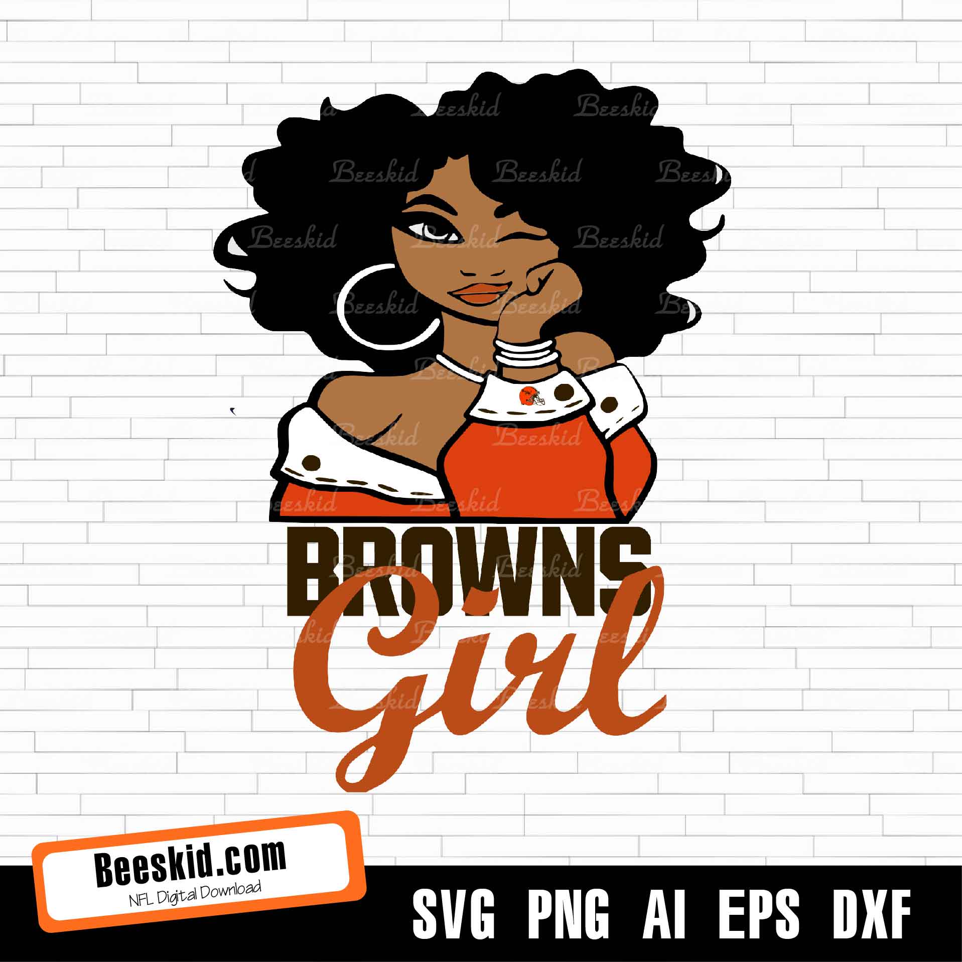 Browns Girl Svg, Browns Logo Svg,Nfl Girls Svg,Football Svg- | Inspire ...