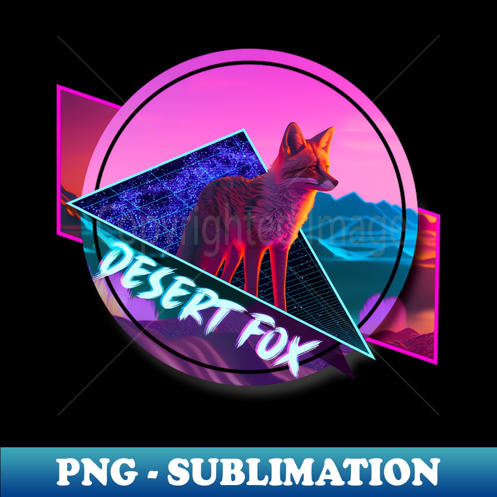 Desert Fox 1980s Original - Sublimation-Ready PNG File - Rev | Inspire ...