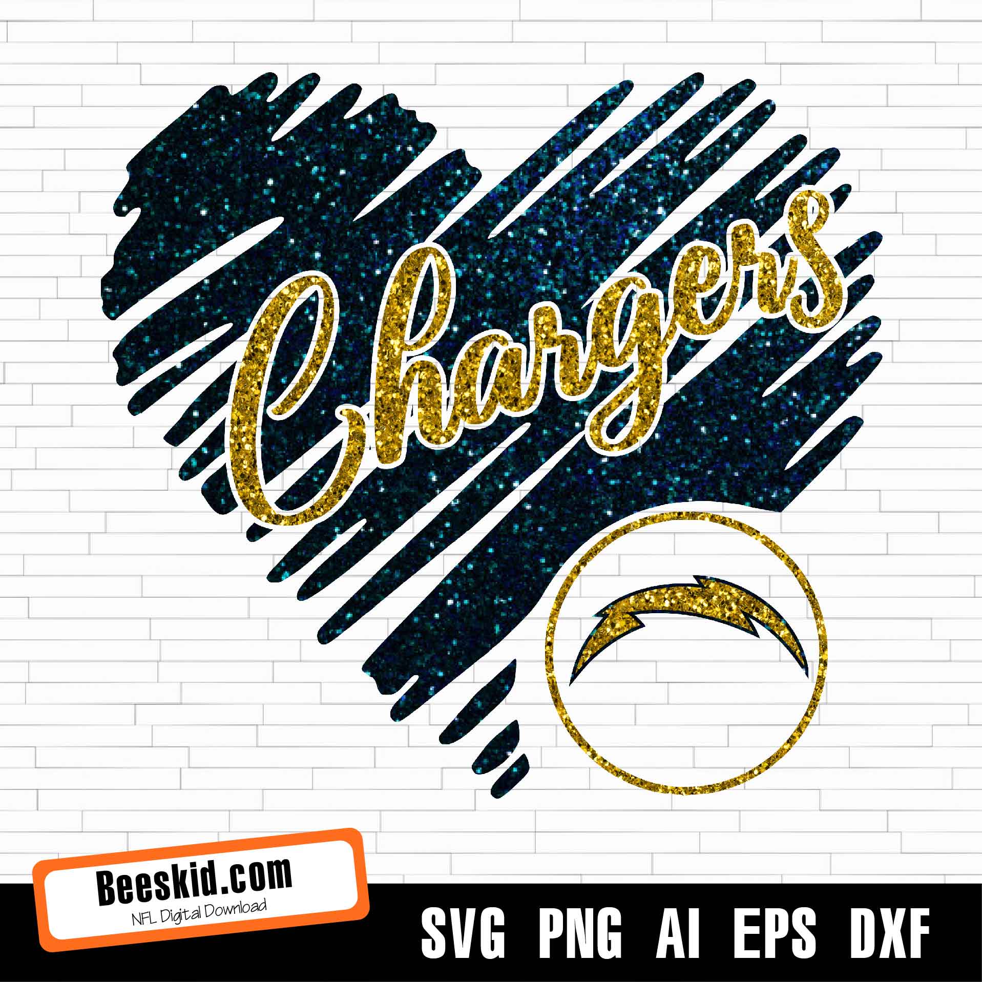 Chargers Heart Svg, Los Angeles Chargers Png, Los Angeles Ch - Inspire ...