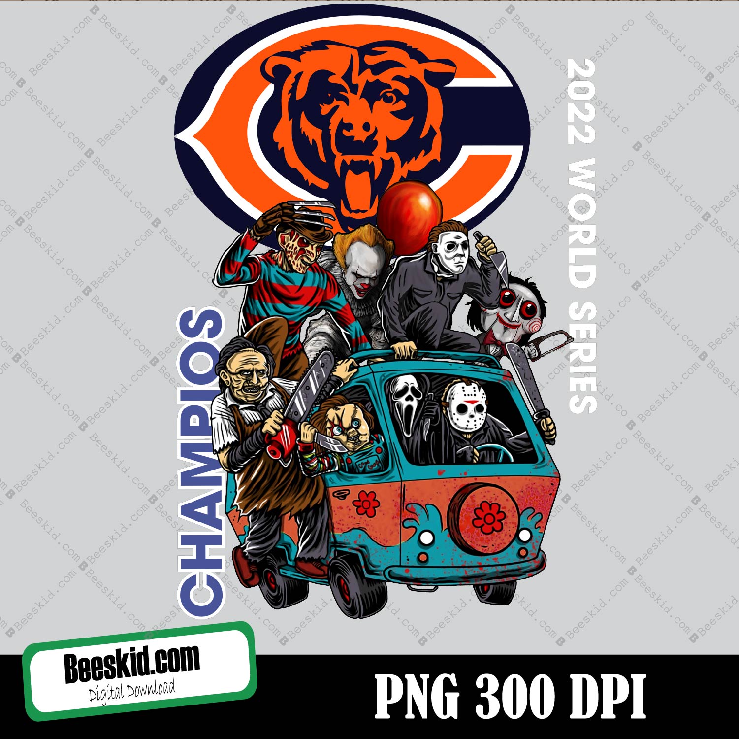 Chicago Bears Halloween Png, Clipart Bundle, N F L teams Png | Inspire ...