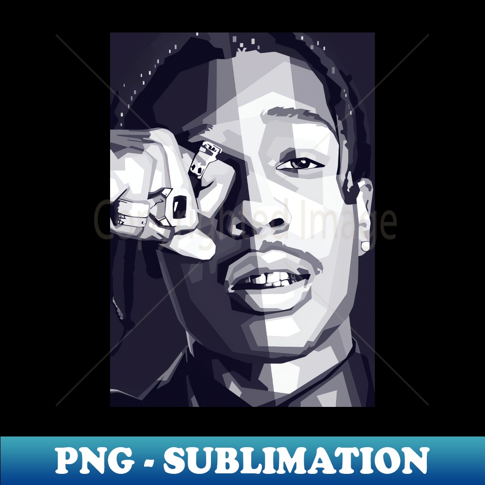 Rapper Asap Rocky - Elegant Sublimation PNG Download - Defyi | Inspire ...