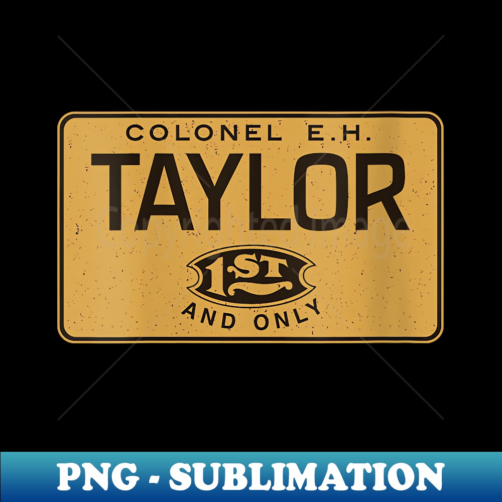 s Colonel EH Taylor Bourbon Whiskey Badge Logo - High-Qualit | Inspire ...