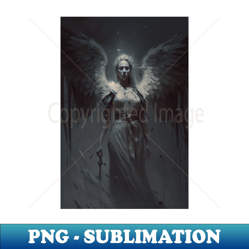 Female Winged Angel Generative AI - Trendy Sublimation Digit | Inspire ...