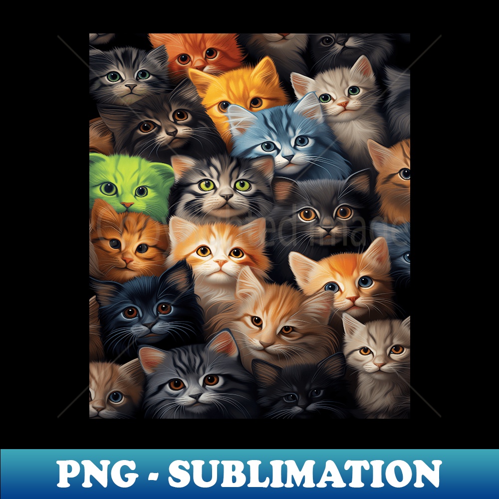 Funny Cat many cats Cute Kawaii Cat Cute eyes many kittens - - Inspire ...