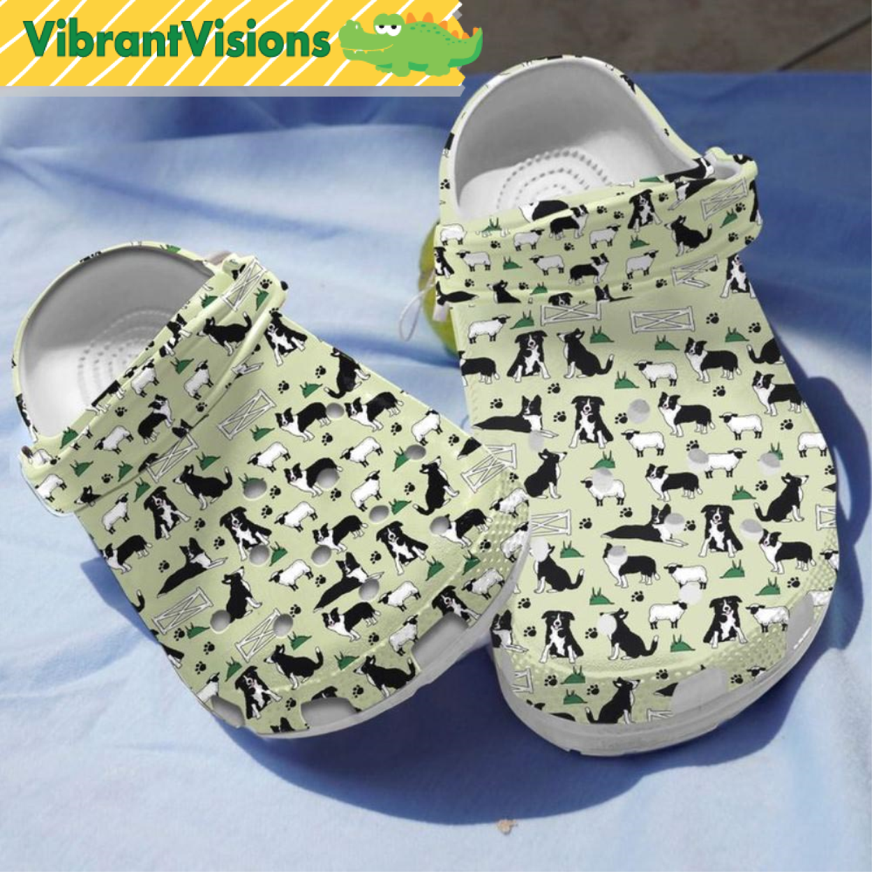 Border Collies Pattern Crocs | Inspire Uplift