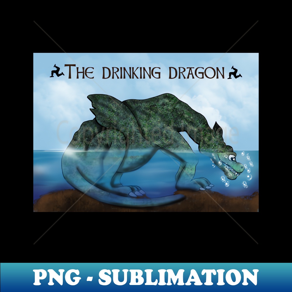 The drinking dragon - Exclusive Sublimation Digital File - U | Inspire ...