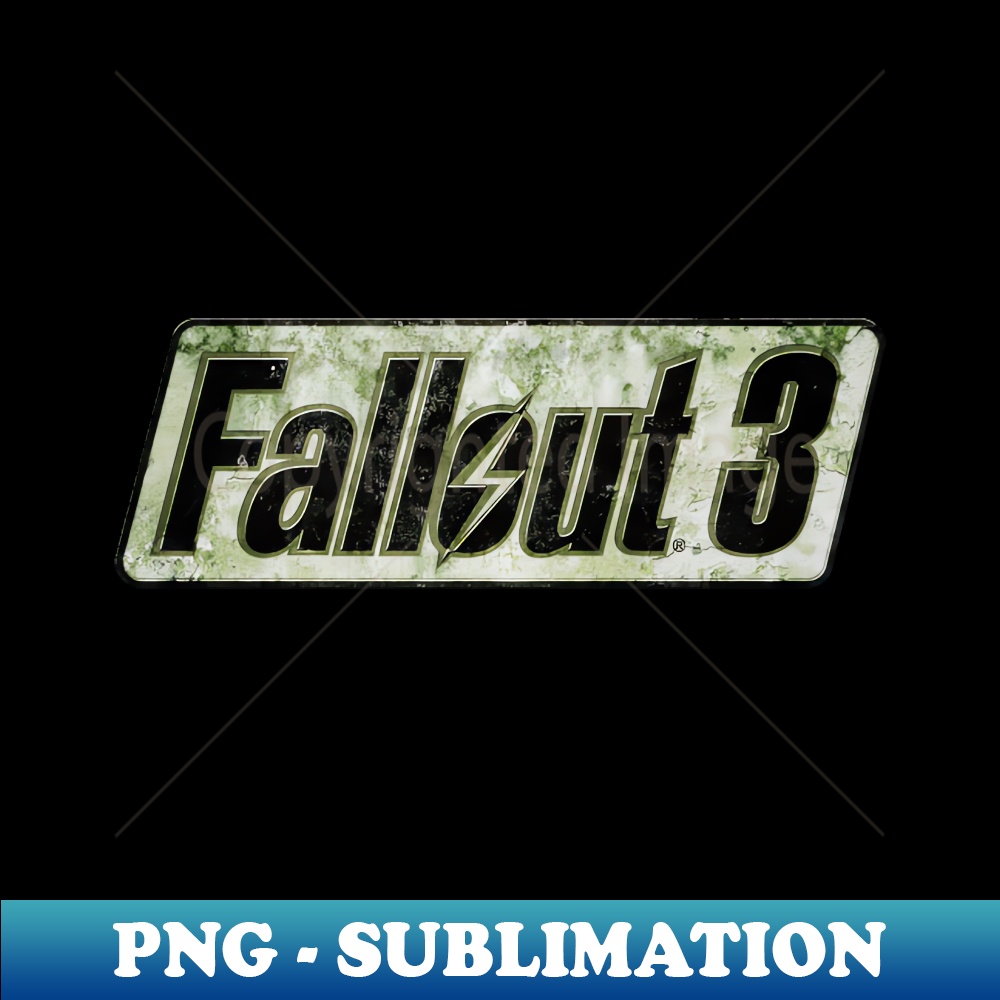 Fallout 3 Logo - Special Edition Sublimation PNG File - Unle | Inspire ...