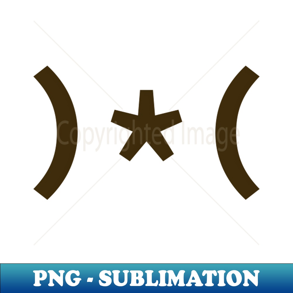 Chocolate Starfish Ascii Art - PNG Transparent Digital Downl | Inspire ...