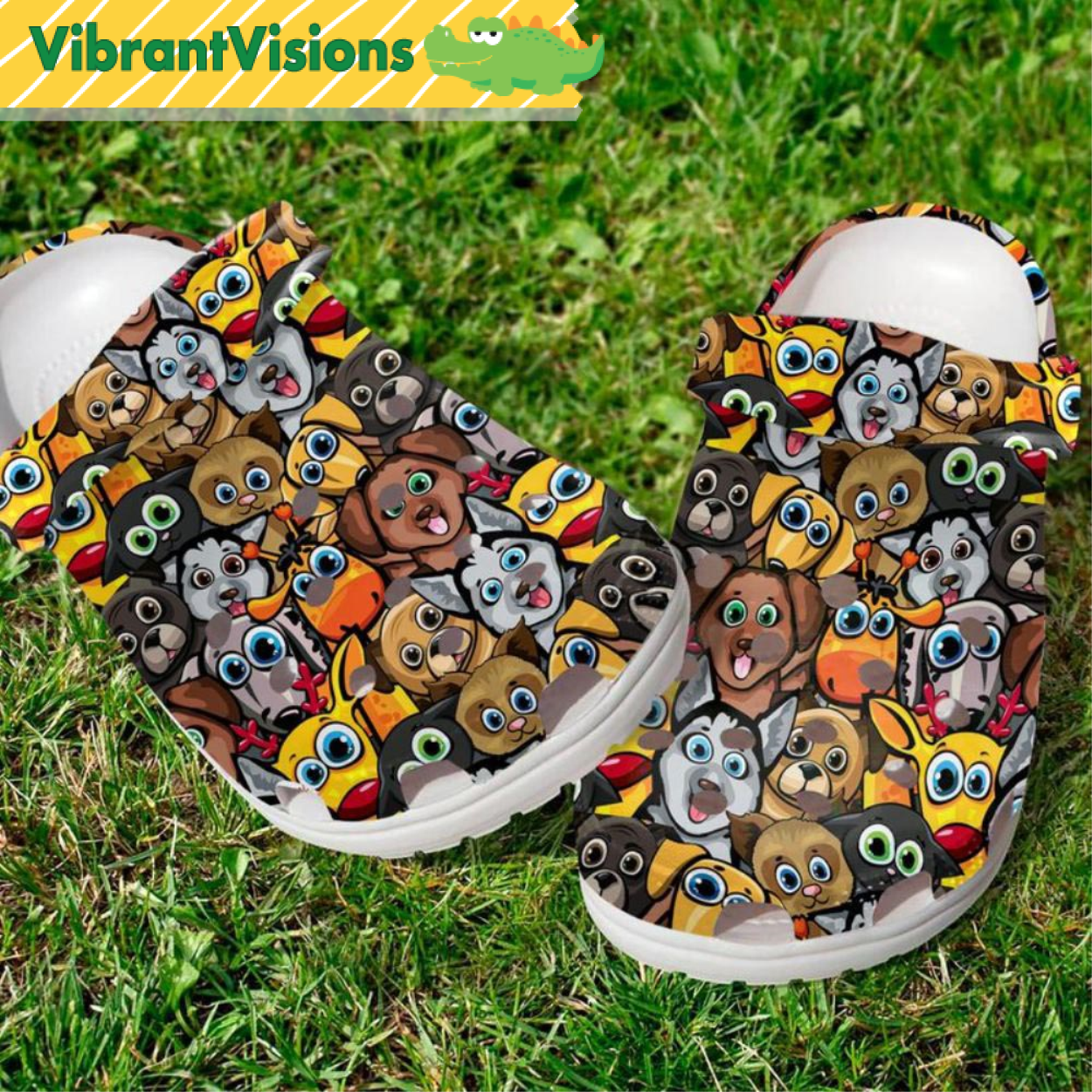 Dogs Collection Cartoon Crocs | Inspire Uplift