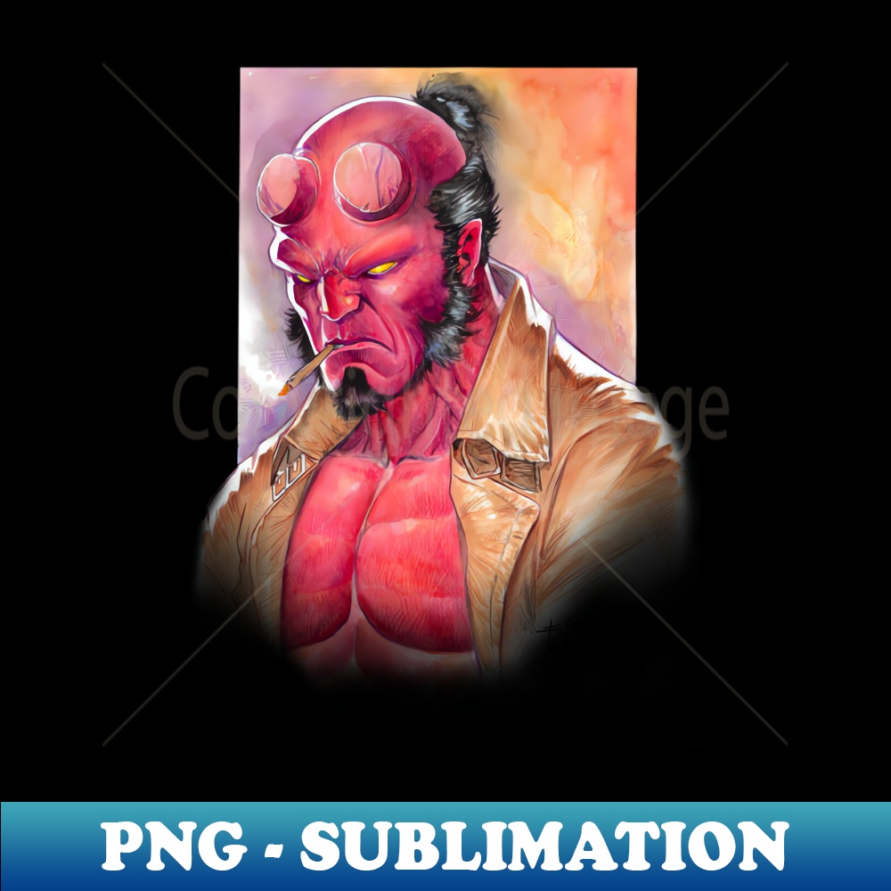 Hellboy - Premium PNG Sublimation File - Stunning Sublimatio | Inspire ...