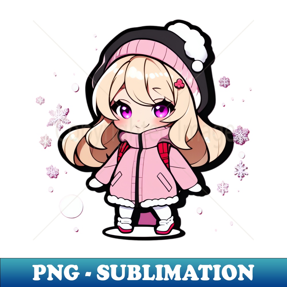 Winter Wonderland Chibi - Adorable Snowy Delight - Exclusive - Inspire Uplift