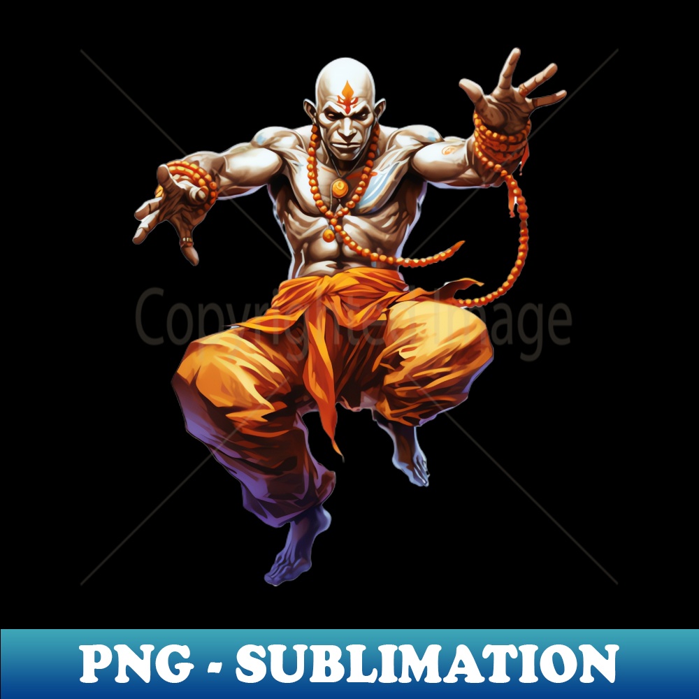 Dhalsim from Street Fighter Design - Modern Sublimation PNG | Inspire ...