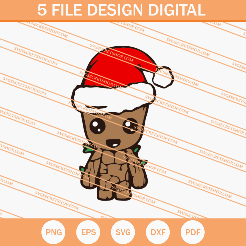 Baby Groot Christmas SVG, Baby Groot SVG, Christmas SVG | Inspire Uplift