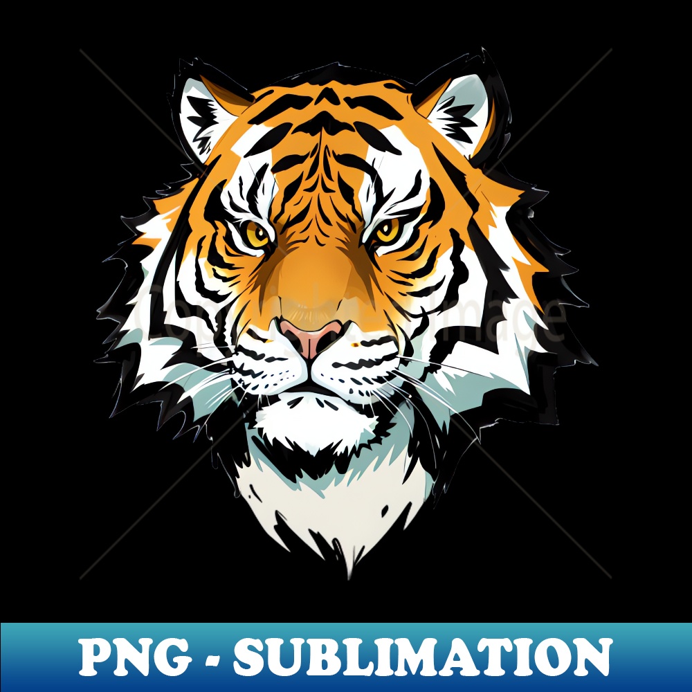 Classic Tiger Face - PNG Sublimation Digital Download - Unle | Inspire ...