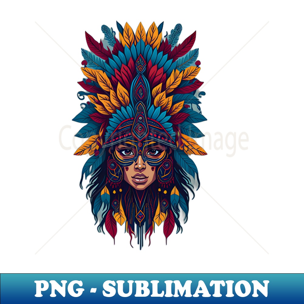 Indianer Mask - PNG Transparent Sublimation Design - Bring Y | Inspire ...
