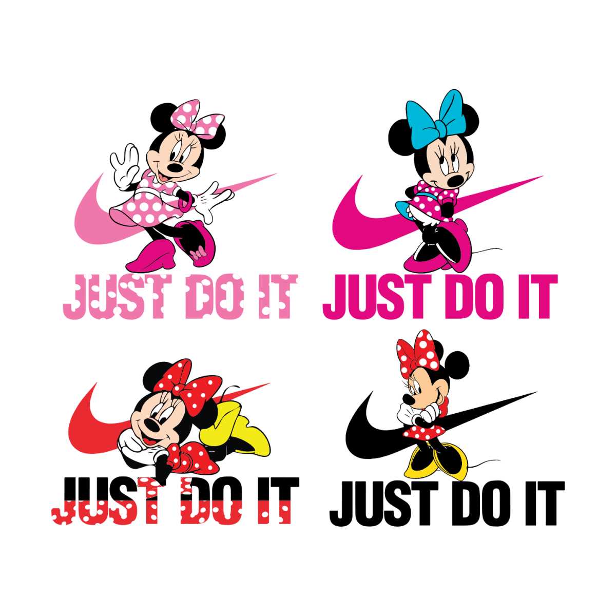 Just Do It Minnie Mouse Svg Bundle, Trending Svg, Nike Minni - Inspire Uplift