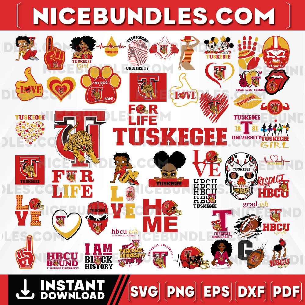 56 Files Tuskegee University Team Bundles Svg, Tuskegee Univ - Inspire ...