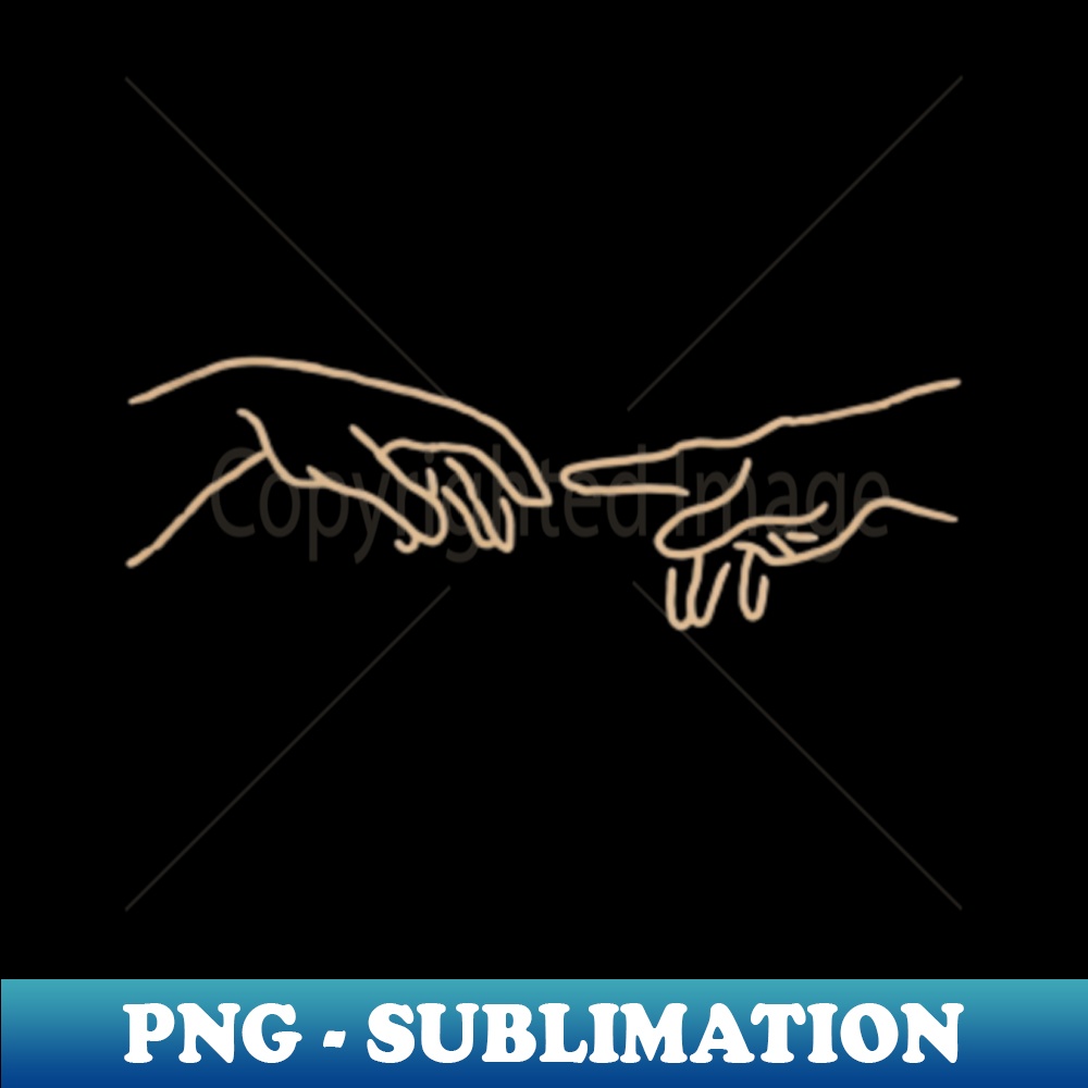The Creation of Adam - Signature Sublimation PNG File - Perf | Inspire ...