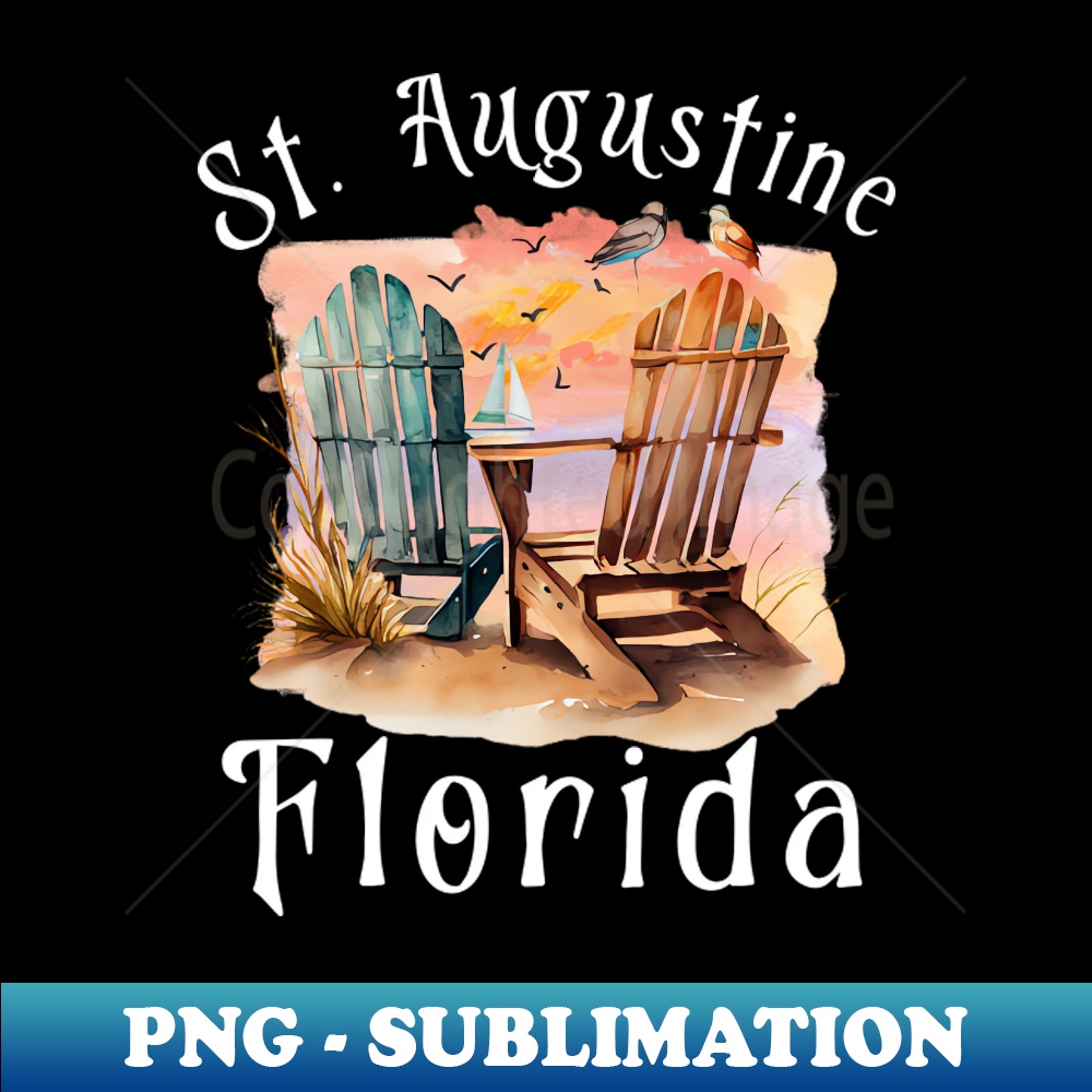 St Augustine Florida - Signature Sublimation PNG File - Perf | Inspire ...
