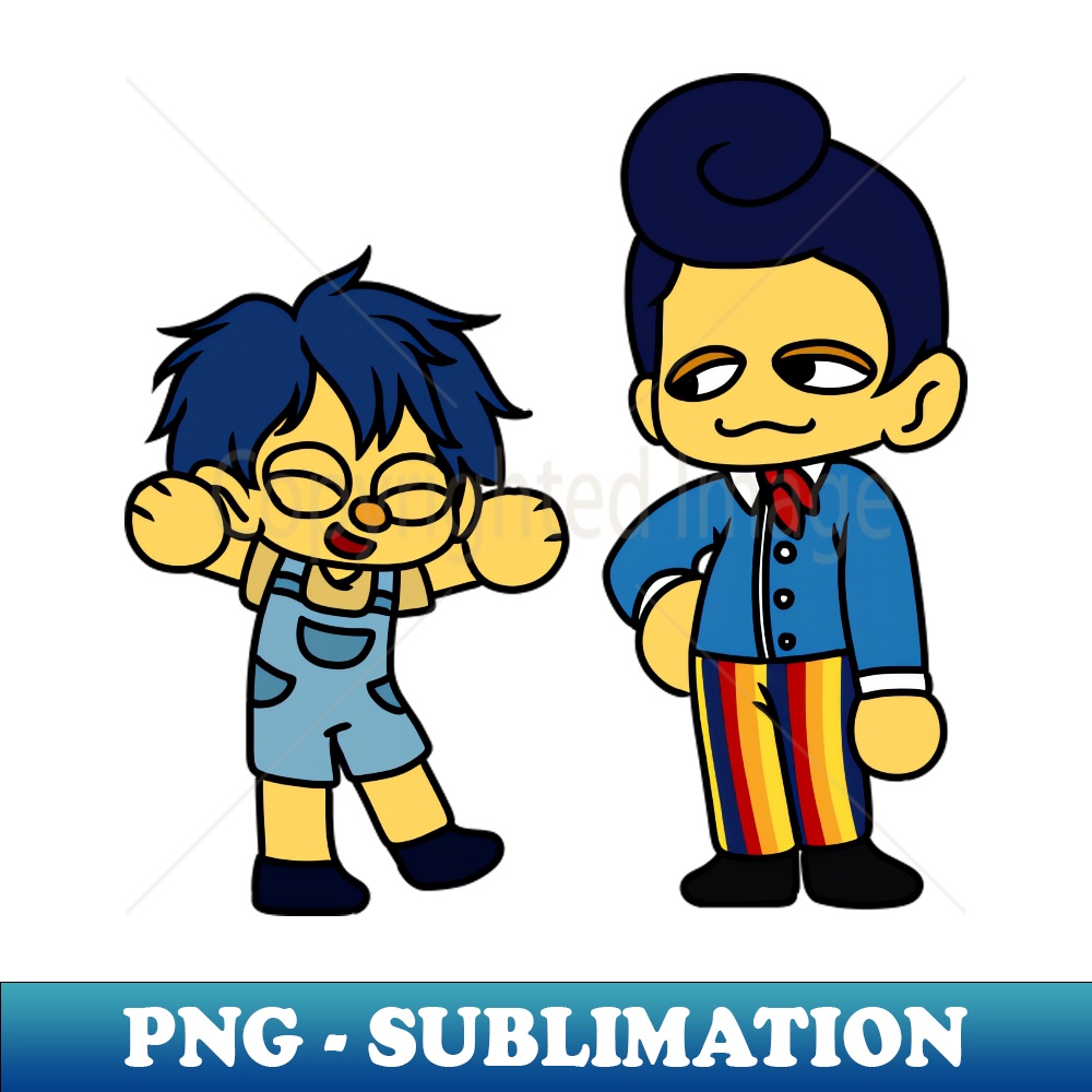 wally darling and yellow guy chibi - Digital Sublimation Dow | Inspire ...