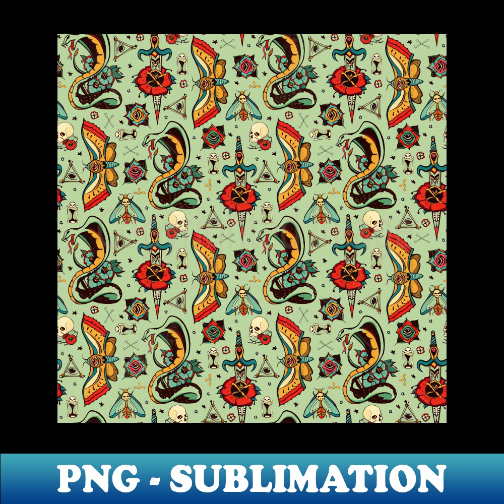Green Snake Pattern - Aesthetic Sublimation Digital File - U | Inspire ...