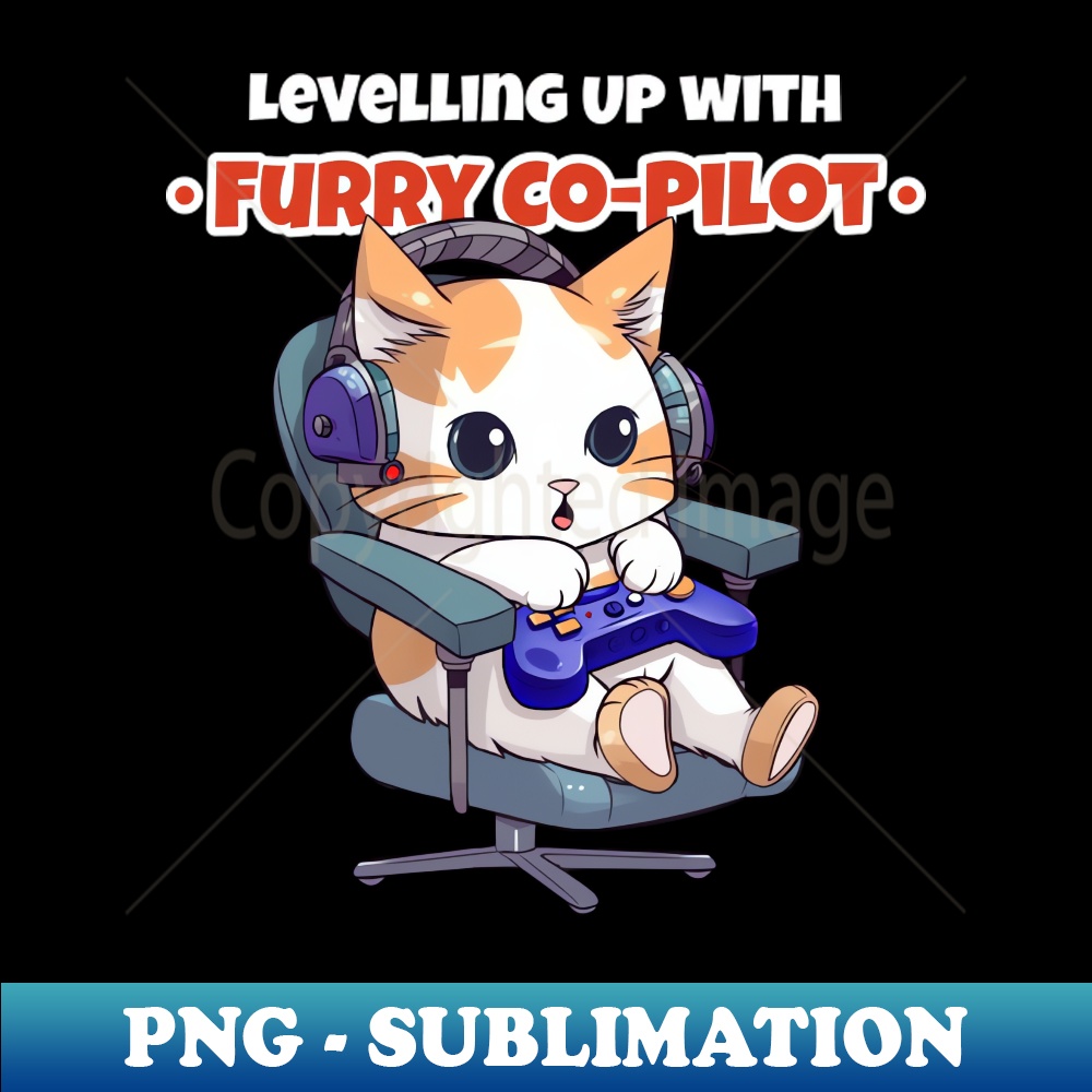Levelling Up with Furry Co-Pilot - High-Resolution PNG Subli | Inspire ...
