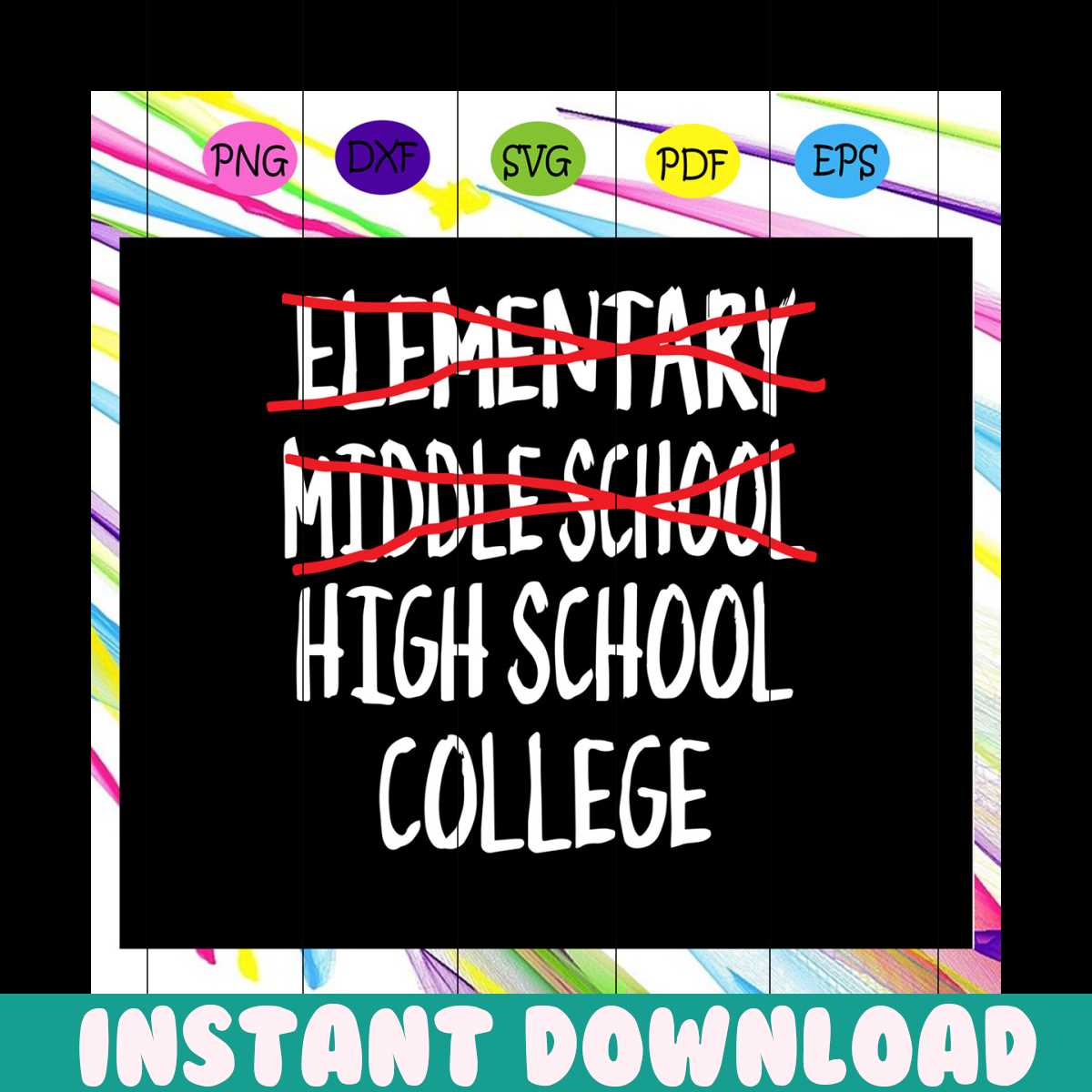 Elementary Middle School High School College Svg, Graduation | Inspire ...