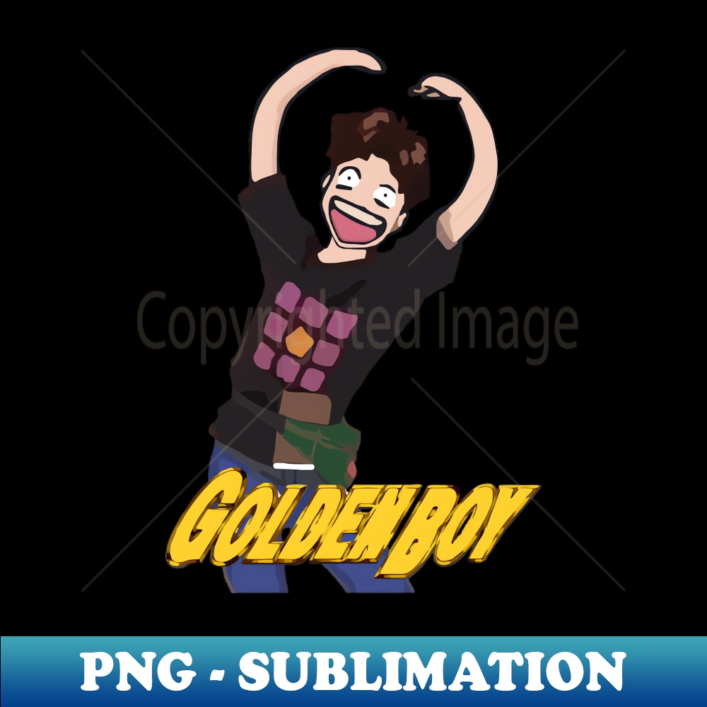 Golden Boy Funny Face - Sublimation-Ready PNG File - Perfect | Inspire ...