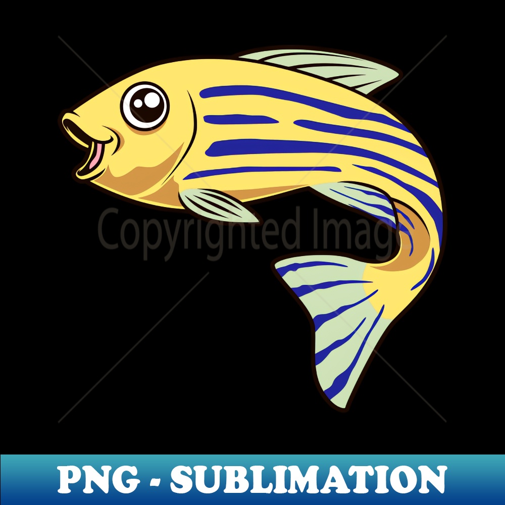 Kawaii zebrafish - PNG Transparent Sublimation File - Bring | Inspire ...