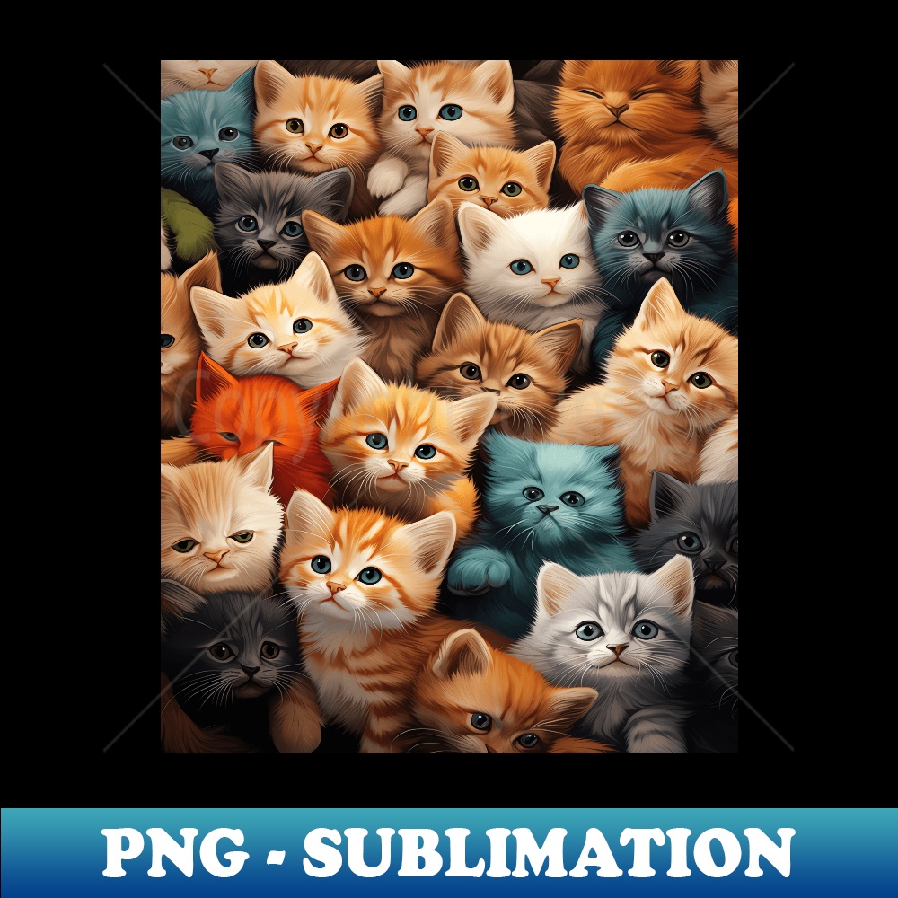 Funny Cat many cats Cute Kawaii Cat Cute eyes many kittens - | Inspire ...