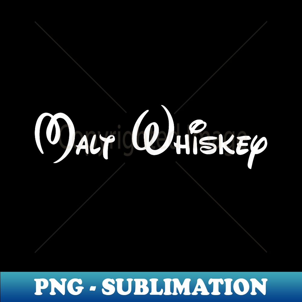 Malt Whiskey , Funny Idea Pun Logo Parody - Elegant Sublimat | Inspire ...