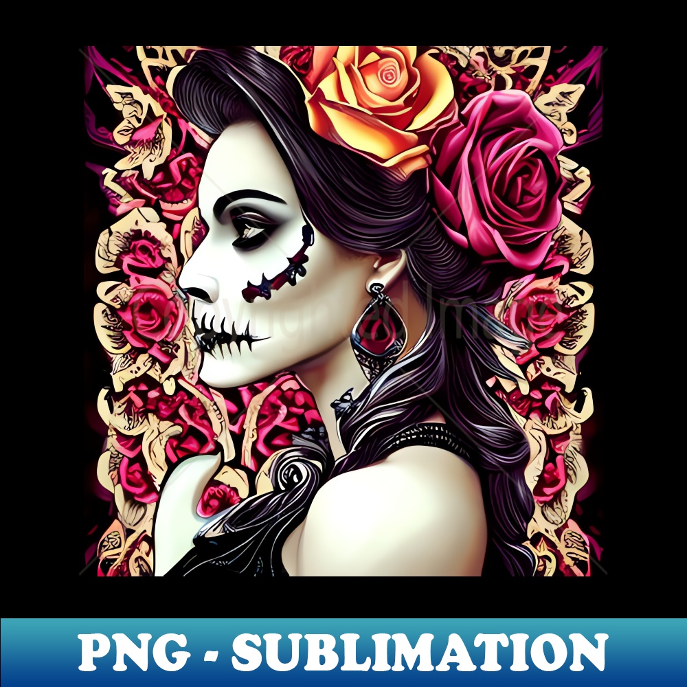 Lady Grim Reaper Tattoo - PNG Transparent Digital Download F | Inspire ...