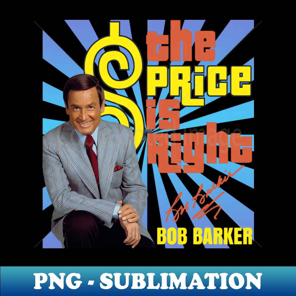 Bob Barker - Signature Sublimation PNG File - Vibrant and Ey | Inspire ...