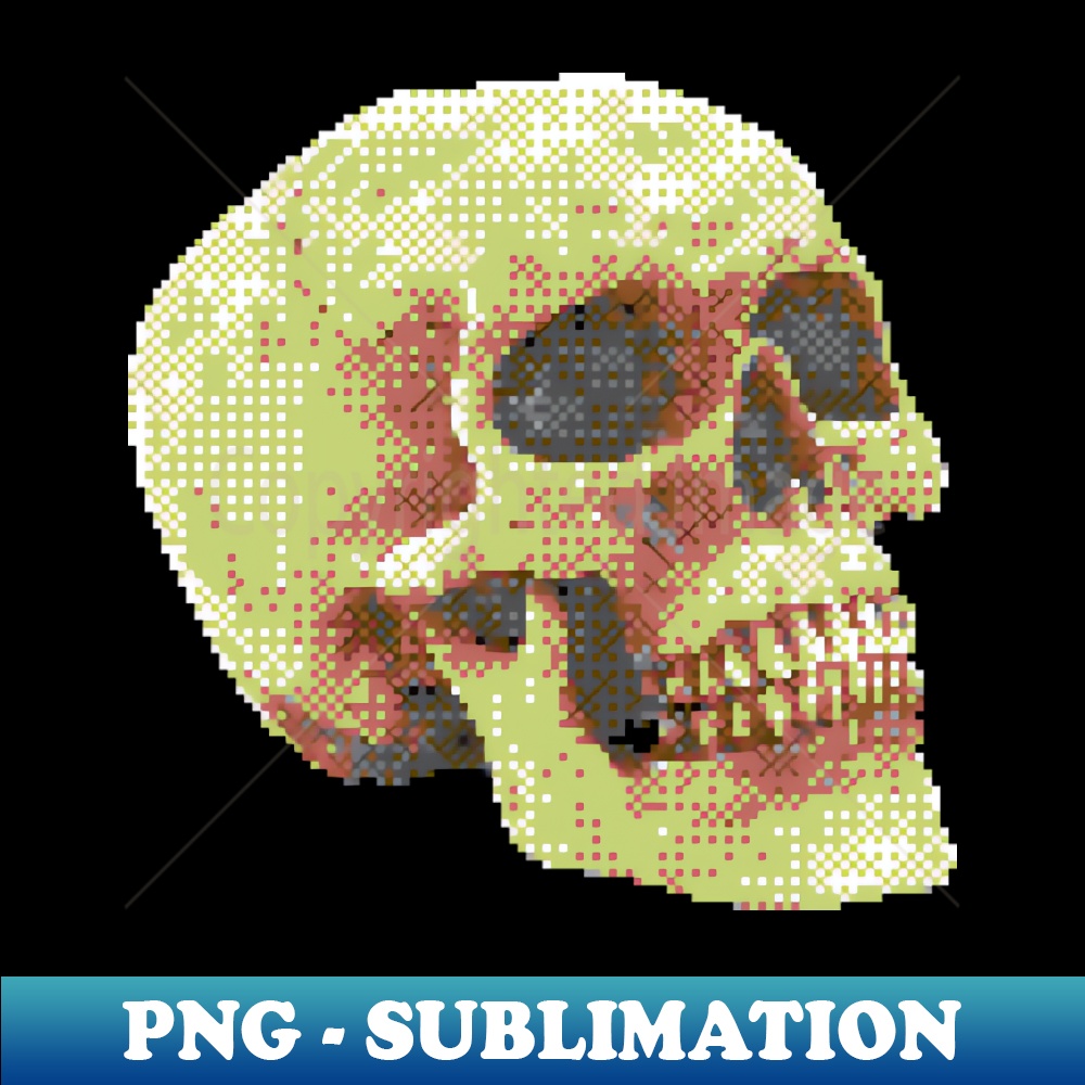 Skull Commodore 64 - Vintage Sublimation PNG Download - Capt | Inspire Uplift