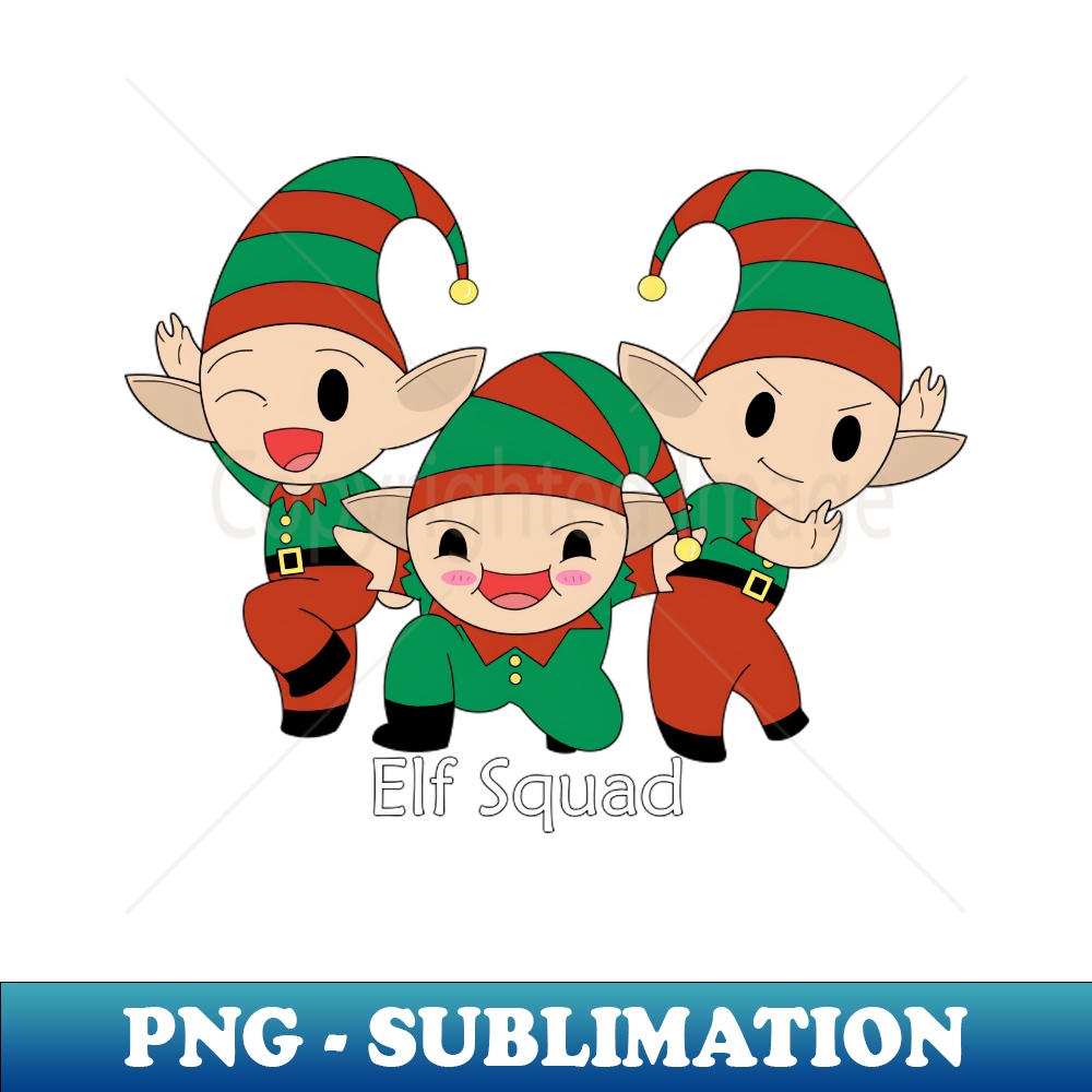 Elf Squad - Signature Sublimation PNG File - Instantly Trans | Inspire ...