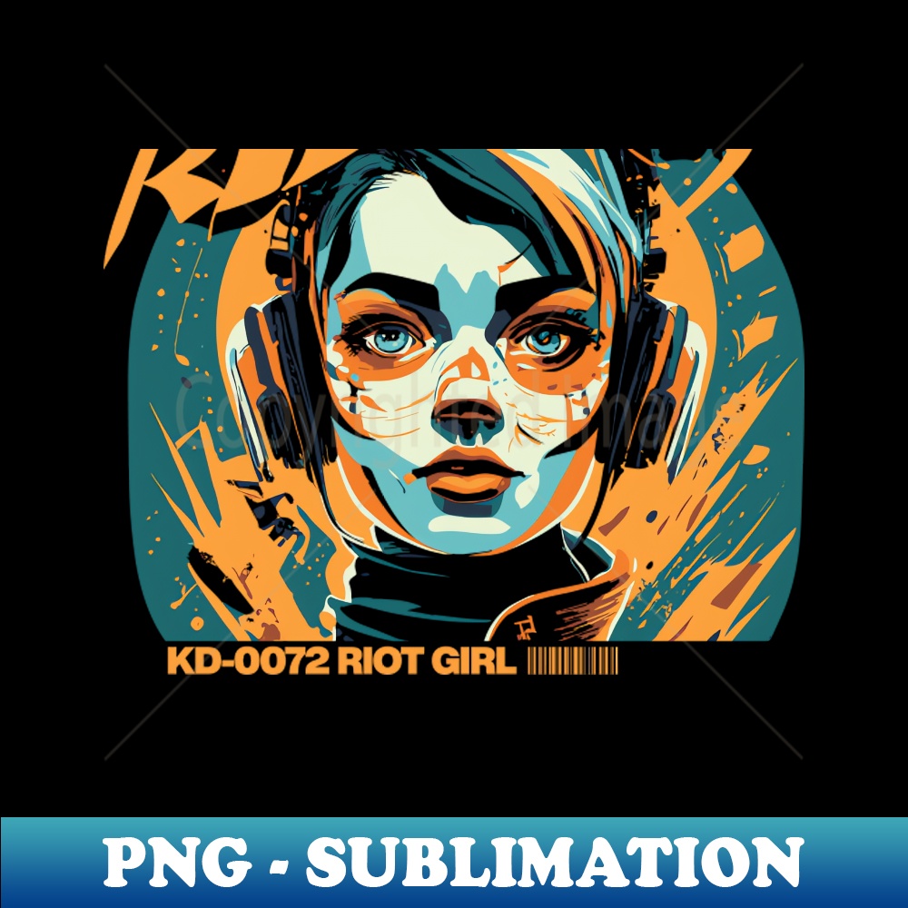 Riot Girl - PNG Sublimation Digital Download - Boost Your Su | Inspire ...