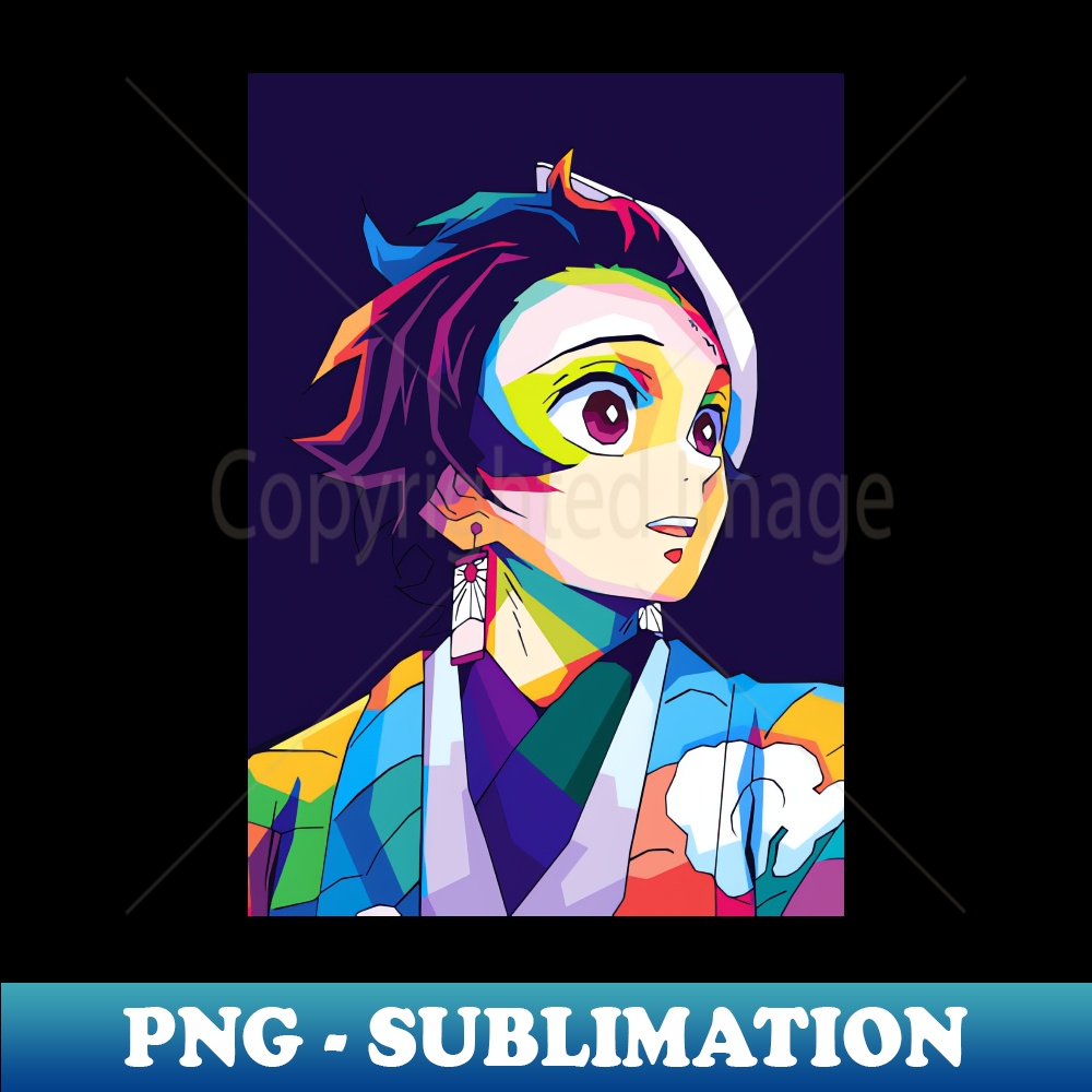 Tanjiro Demon slayer - PNG Transparent Sublimation Design - | Inspire ...