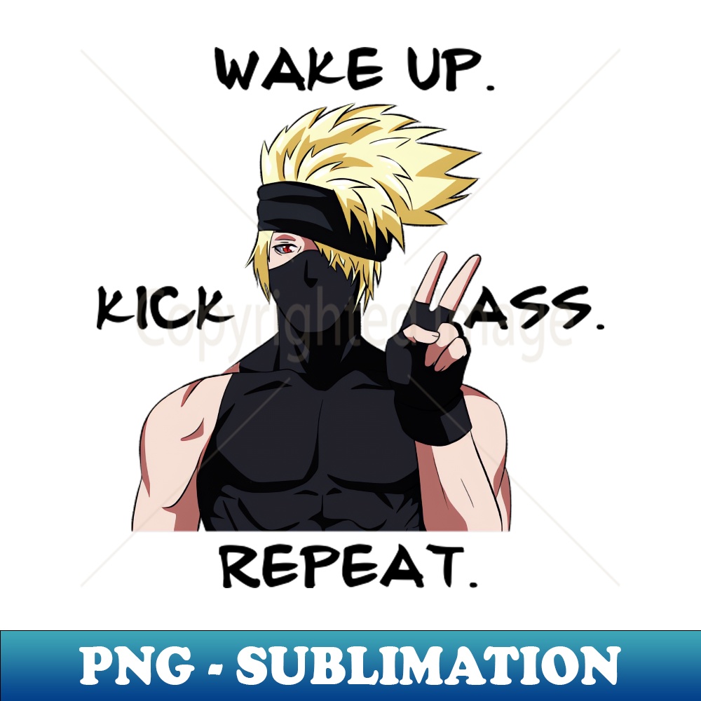 Anime badass motivational poster - Exclusive PNG Sublimation | Inspire ...