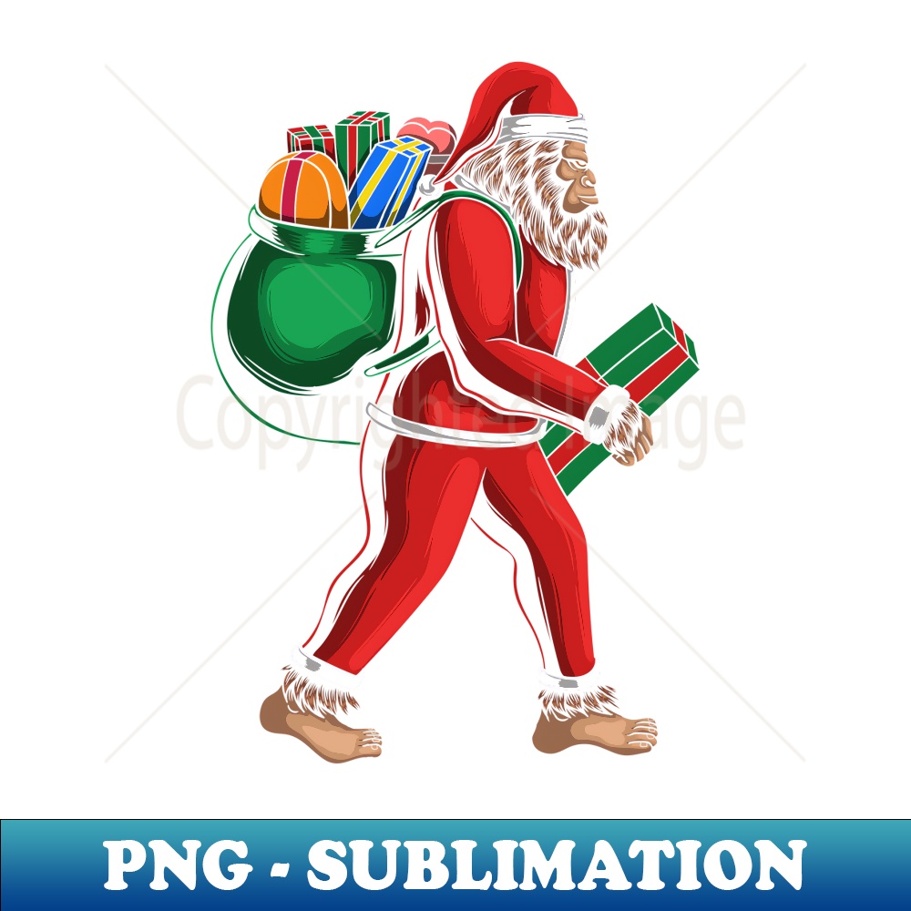 Bigfoot Walking Costume Bigfoot Santa Carry Big Bag X-mas - | Inspire ...