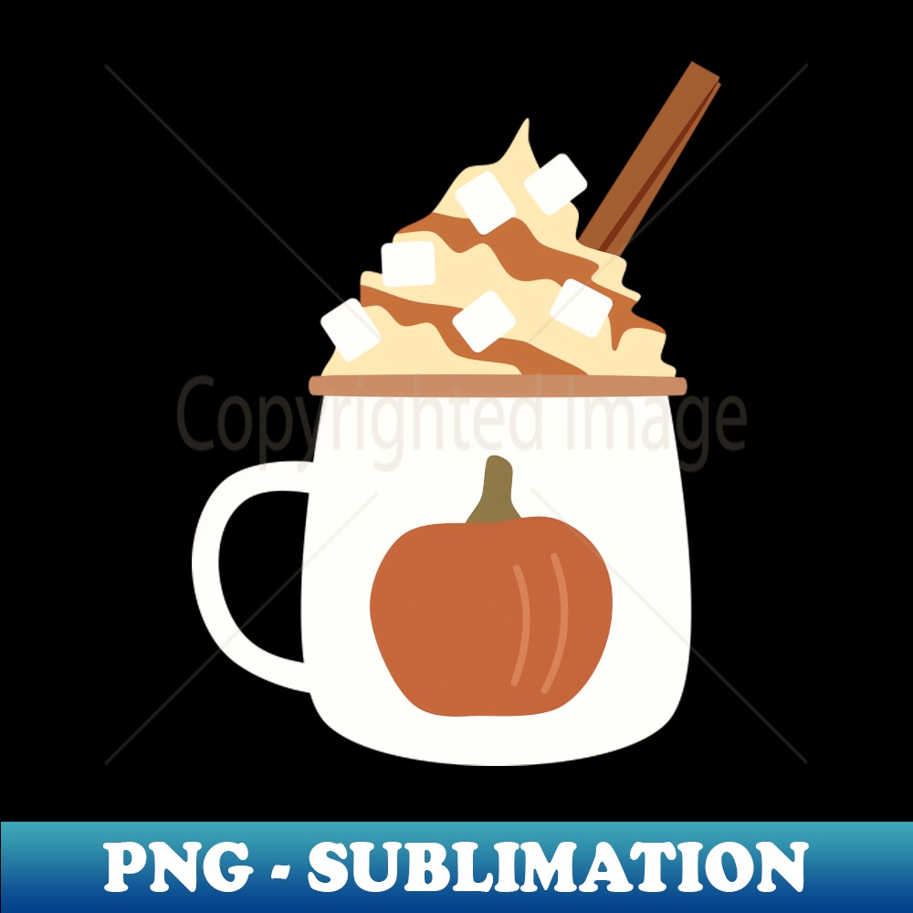 Pumpkin Hot Chocolate - PNG Transparent Digital Download Fil | Inspire ...