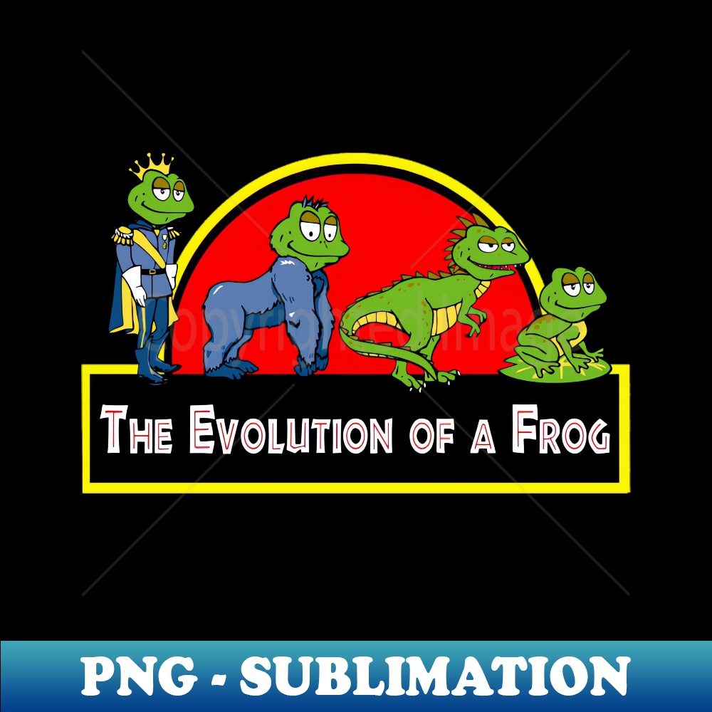 The Evolution of a Frog - High-Resolution PNG Sublimation Fi | Inspire ...