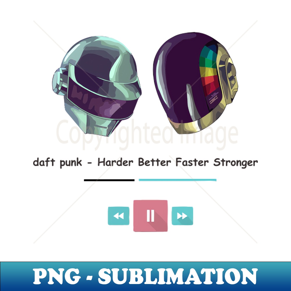 daft punk - harder better faster stronger - Premium Sublimat | Inspire ...