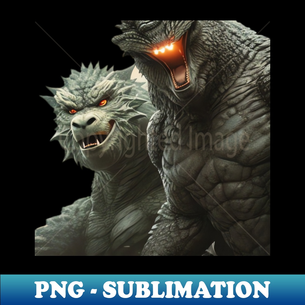 Godzilla themed design 2 - PNG Transparent Sublimation Desig - Inspire ...